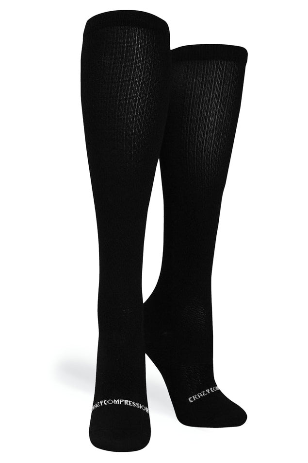 Black (Standard & Extra Wide) - Compression Socks – Diabetic Socks ...